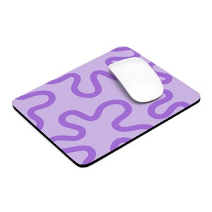 Aesthetic Purple Mouse Pad Colorful Mousepad Purple Home Office Decor ...