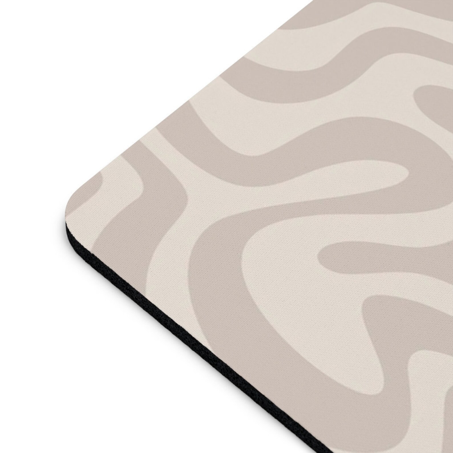 Beige Swirl Mouse Mat Y2K Aesthetic Office Gift Cute Mouse Pad for ...