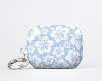 Blue Hibiscus AirPod Pro 2 Case Pastel Airpods Case Pastel Blue AirPod ...