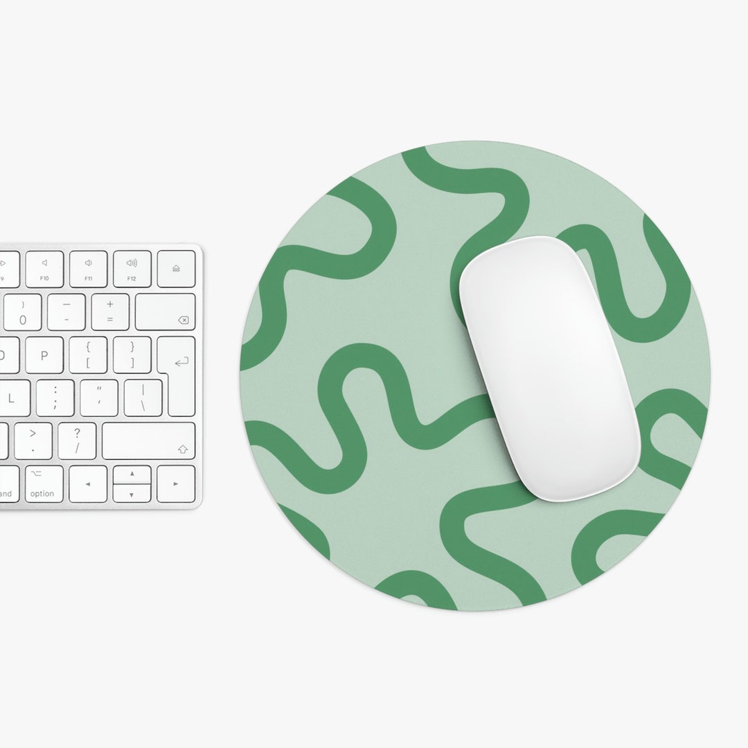 Aesthetic Green Mouse Pad Sage Green Mousepad Blue Home Office Decor ...