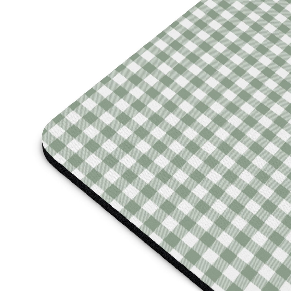 Sage Green Gingham Mouse Pad Cute Mouse Pad for Home Office - Etsy