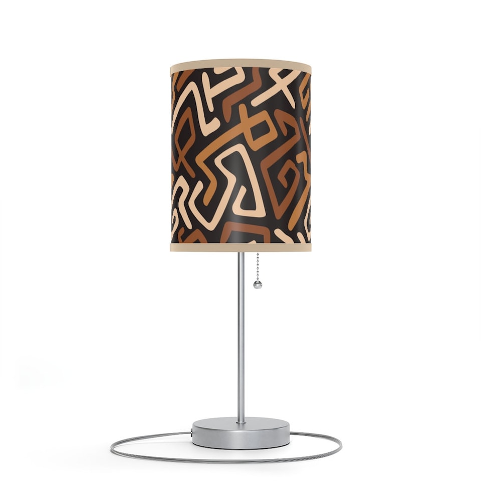 African Print Lamp, Tribal Lampshade, Afrocentric Home Decor sold by ...