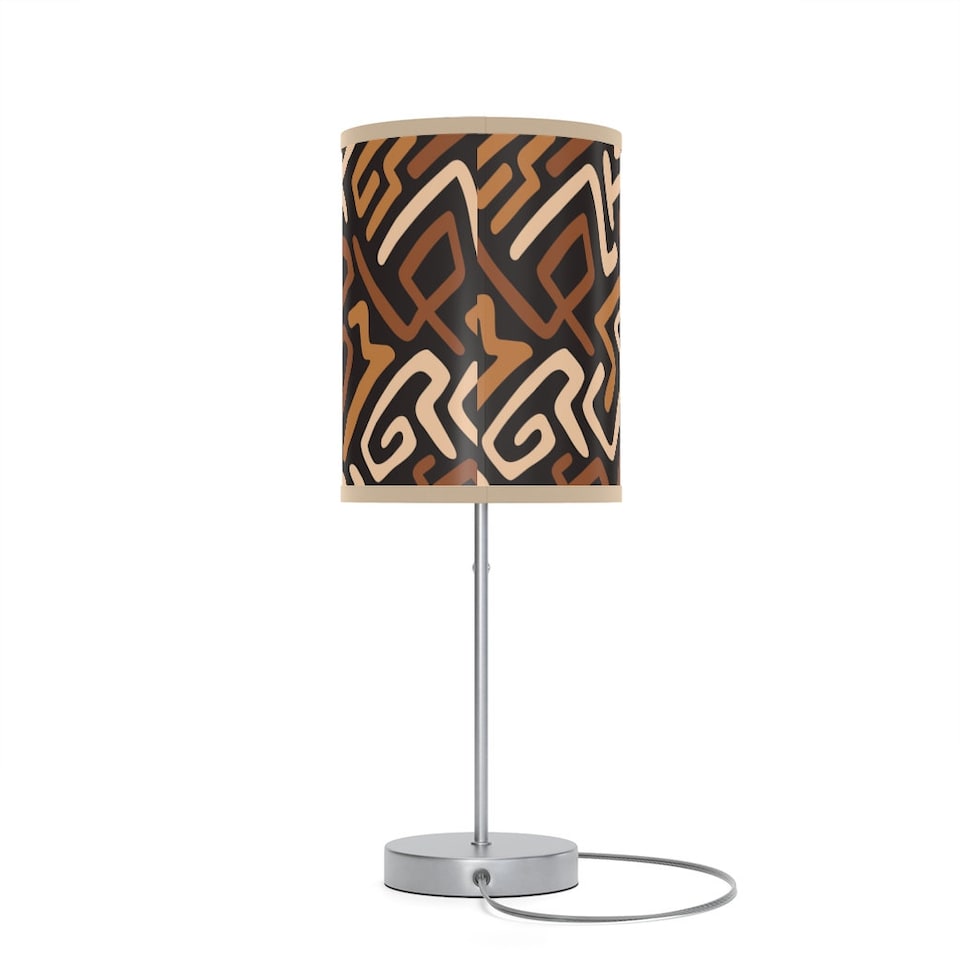 African Print Lamp, Tribal Lampshade, Afrocentric Home Decor sold by ...