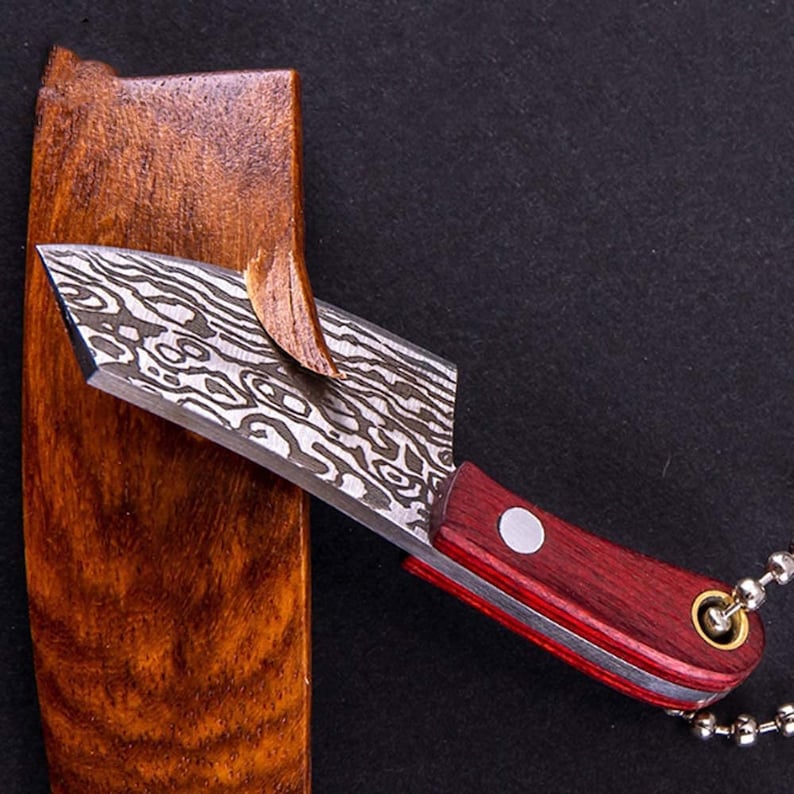 Itty Bitty Butchers Knife Keychain Box Cutter Envelope Opener - Etsy