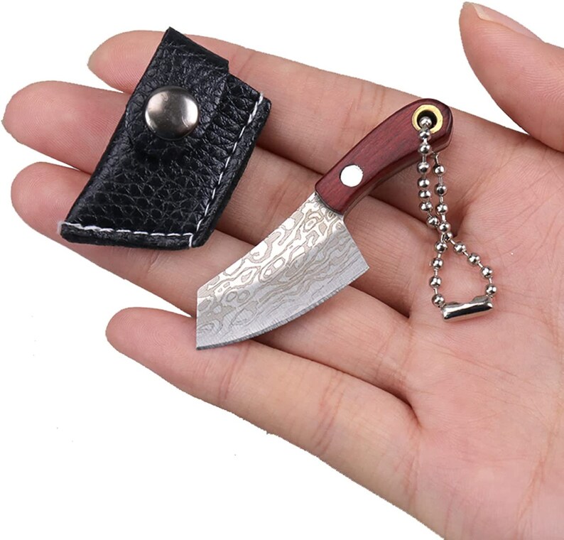 Itty Bitty Butchers Knife Keychain Box Cutter Envelope Opener - Etsy