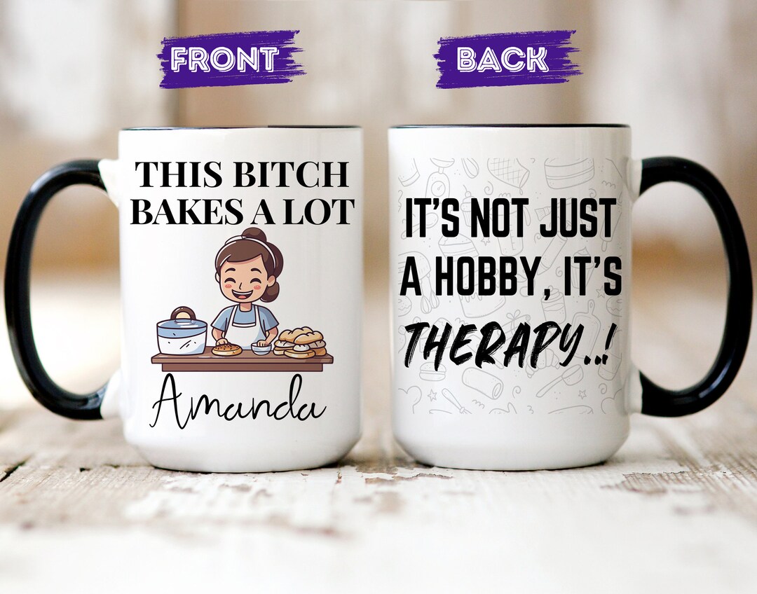 Baking Gifts, Custom Baker Mug, Bakery Present, Little Miss Bake-a-lot ...