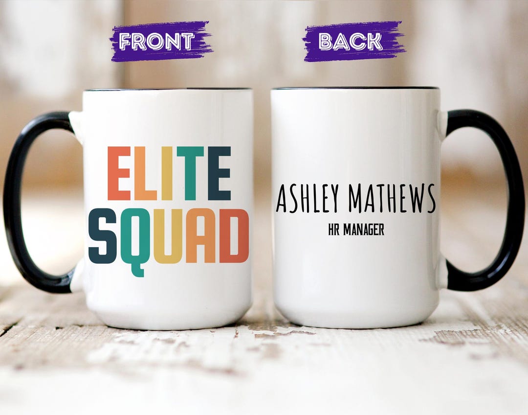 Best Team Gifts, Elite Squad Mugs, Coworker Christmas Gift, Office ...