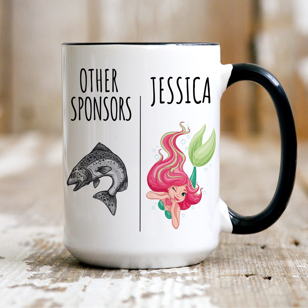 Thank You Gift for Sponsors, Personalized Custom Name Coffee Mug, Best ...