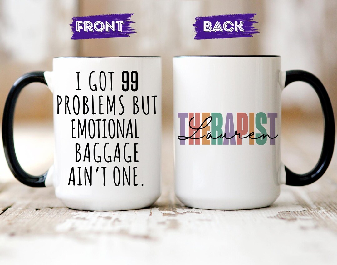 Funny Therapist Gift, Therapy Mug, Therapist Grad, Doctor of Therapy ...
