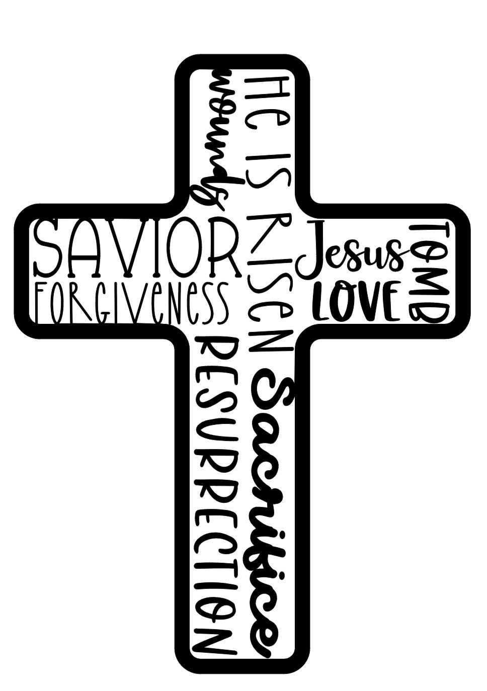 Cross SVG/PNG Digital File - Etsy