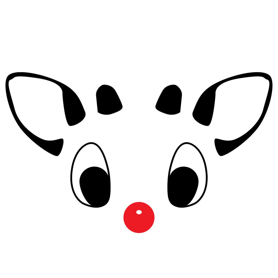 Rudolph and Clarice SVG/PNG Digital Files - Etsy