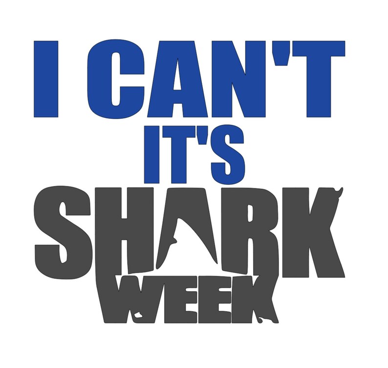 Shark Week SVG/PNG Digital Files - Etsy Australia