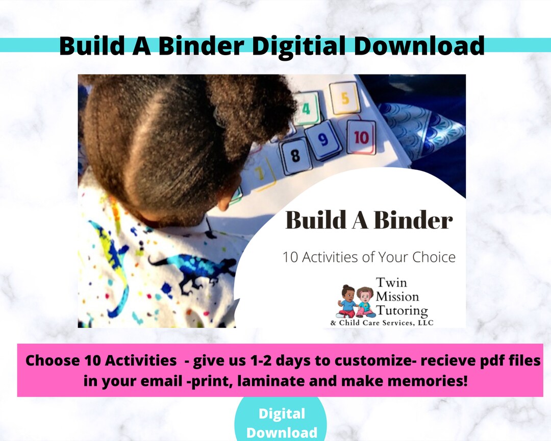 Learning Binder Digital Download Preschool Homeschool - Etsy