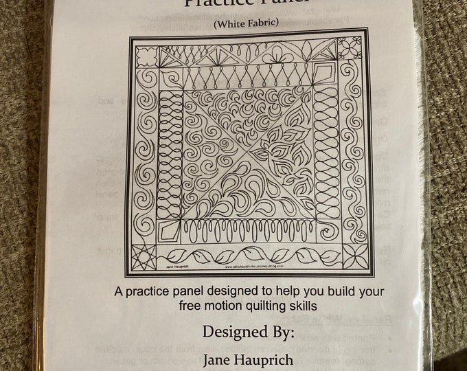 Free Motion Quilting Practice Panel I White - Etsy