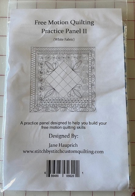 Free Motion Practice Panel II - White Fabric - Etsy
