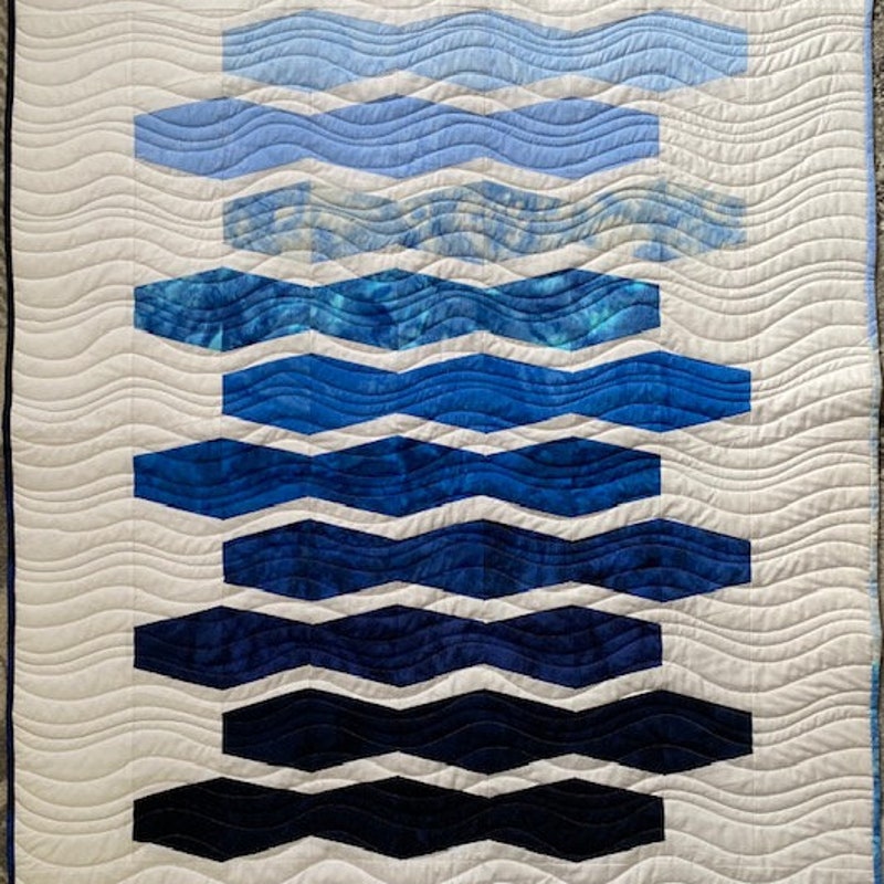 Wave Quilt Pattern - Etsy