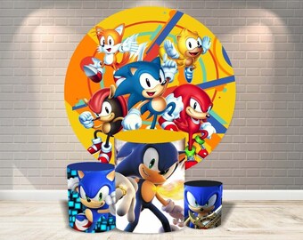 Sonic Circle Backdrop - Etsy