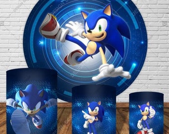 Sonic Backdrop Round - Etsy