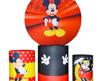Mickey Mouse Circle Backdrop - Etsy