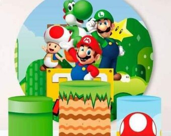 Super Mario Cylinder Covers - Etsy UK