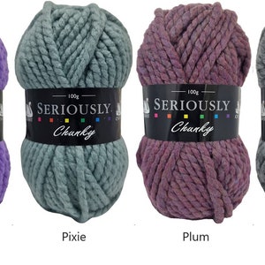 Cygnet Seriously Chunky Yarn - Etsy UK