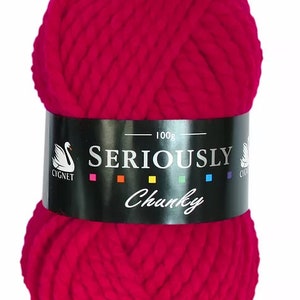 Cygnet Seriously Chunky Yarn - Etsy UK