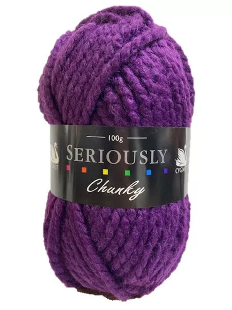 Cygnet Seriously Chunky Yarn - Etsy UK