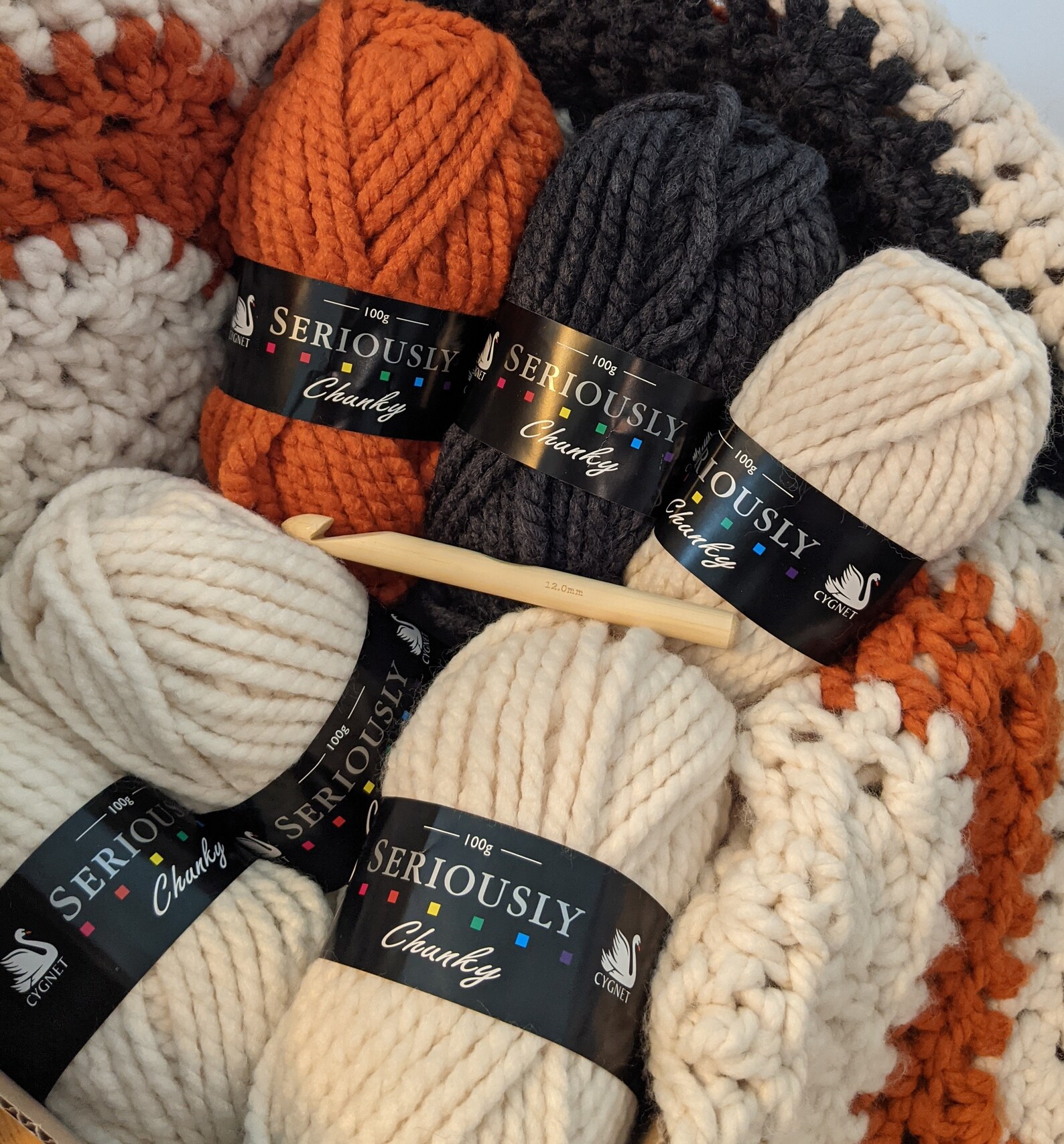 Cygnet Seriously Chunky Yarn - Etsy UK