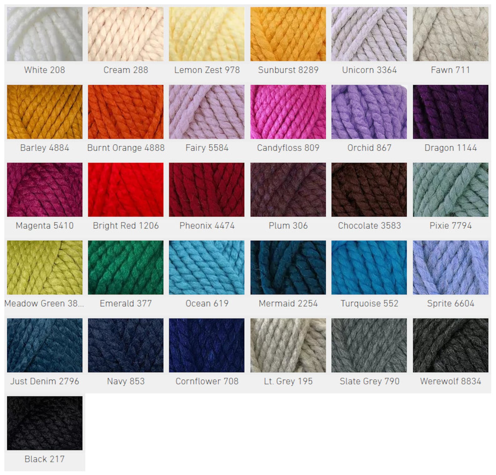 Cygnet Seriously Chunky Yarn - Etsy UK