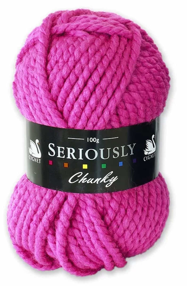 Cygnet Seriously Chunky Yarn - Etsy UK