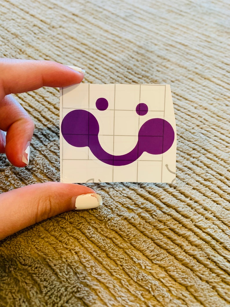 Smiley Face Decal - Etsy