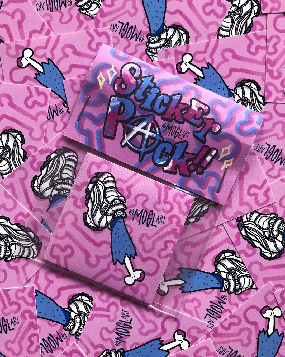 Broken Leg Sticker Pack - Etsy