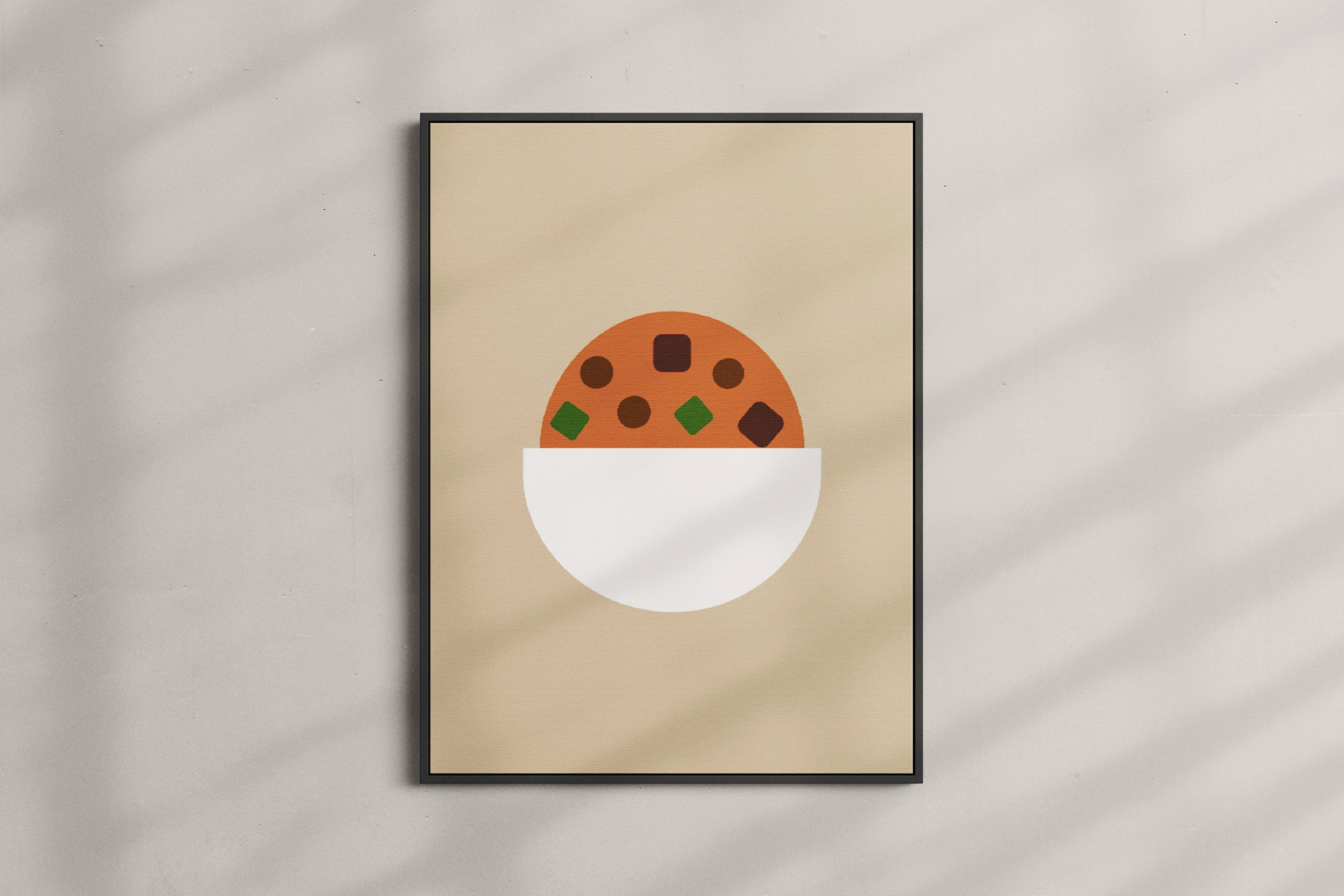 Jollof Rice Abstract Poster Minimalist West African Nigerian - Etsy