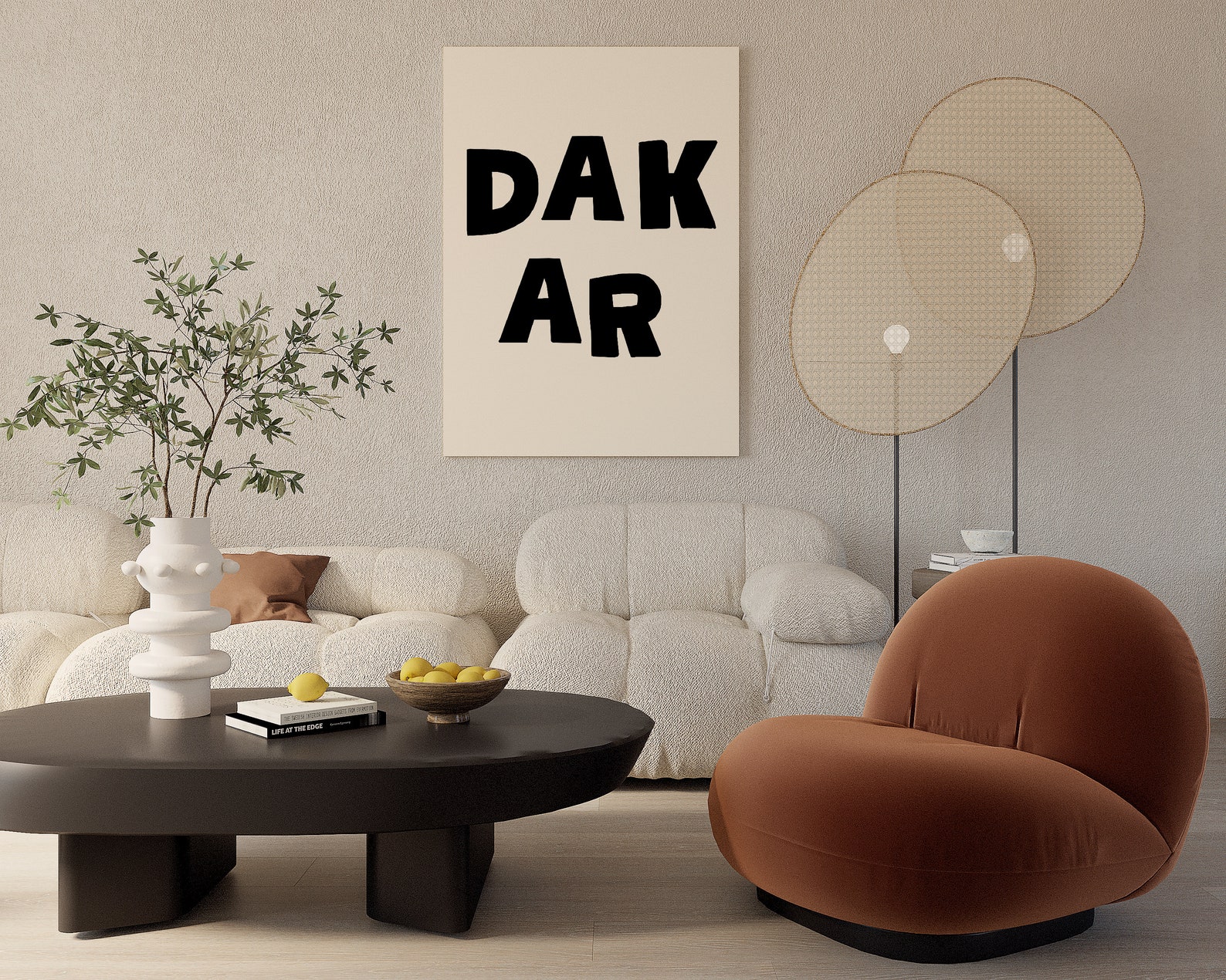 Dakar Senegal Art Print - Trendy City Wall Art - Black Dakar Digital ...