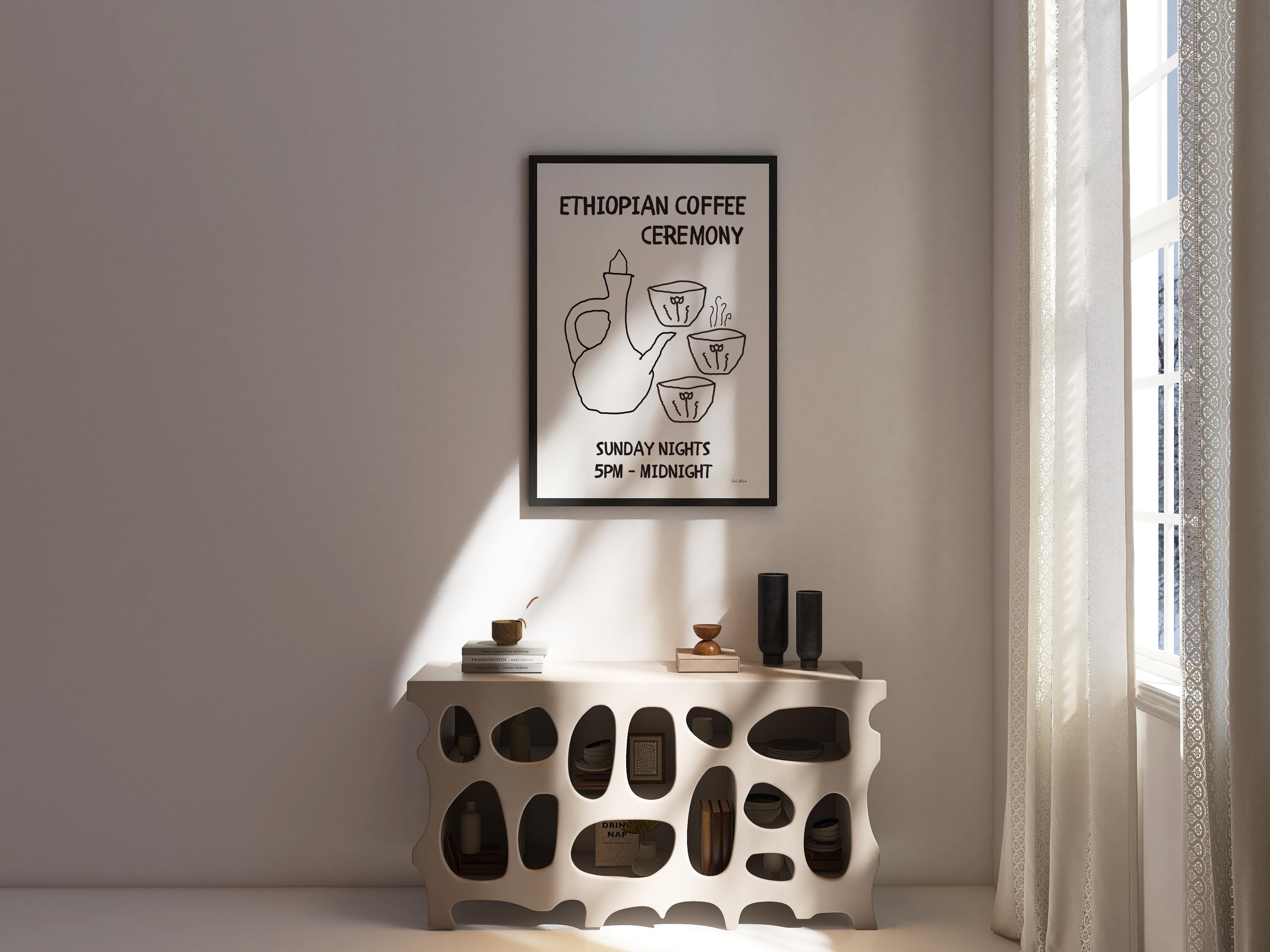 Ethiopia Coffee Ceremony Poster