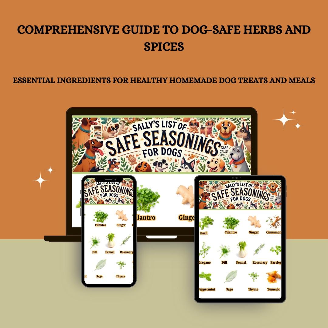 Comprehensive List of Dog-safe Herbs and Spices - Etsy