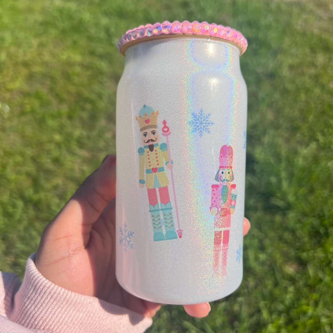 Cute Nutcracker Cup | Christmas Glass Cup | Personalized Gift Mug - Etsy