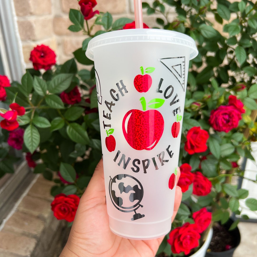 Teacher Appreciation Cup Teacher Gift Cup Teacher Apple Cup - Etsy