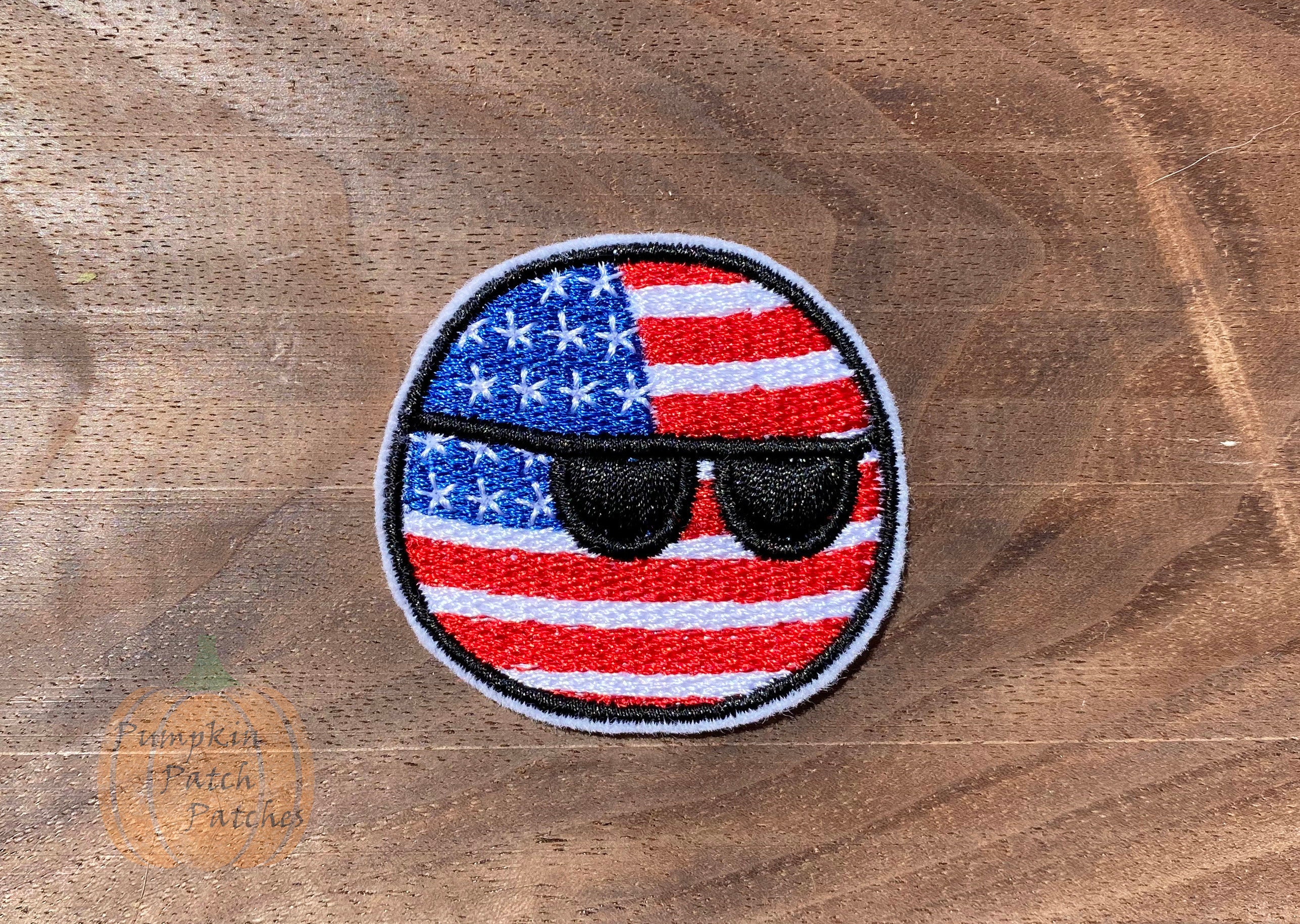 USABall Patch / Country Balls Sew-On Bordado Parche | Etsy