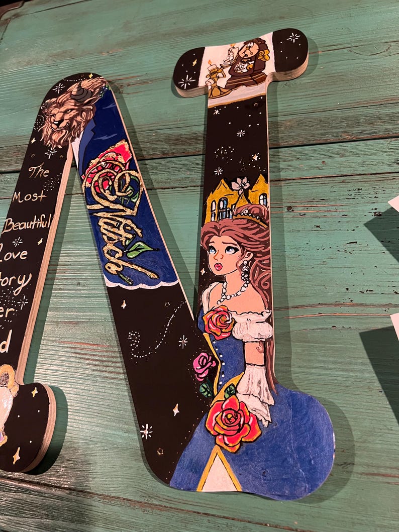 Custom Hand Painted Letters - Etsy