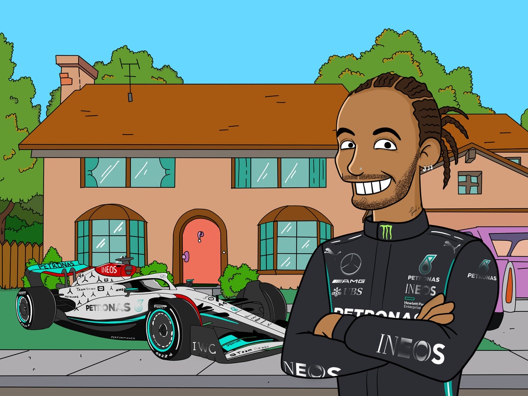 Custom Portrait F1 , Cartoons, Fans, Gp, Car, Formule 1, Portrait ...