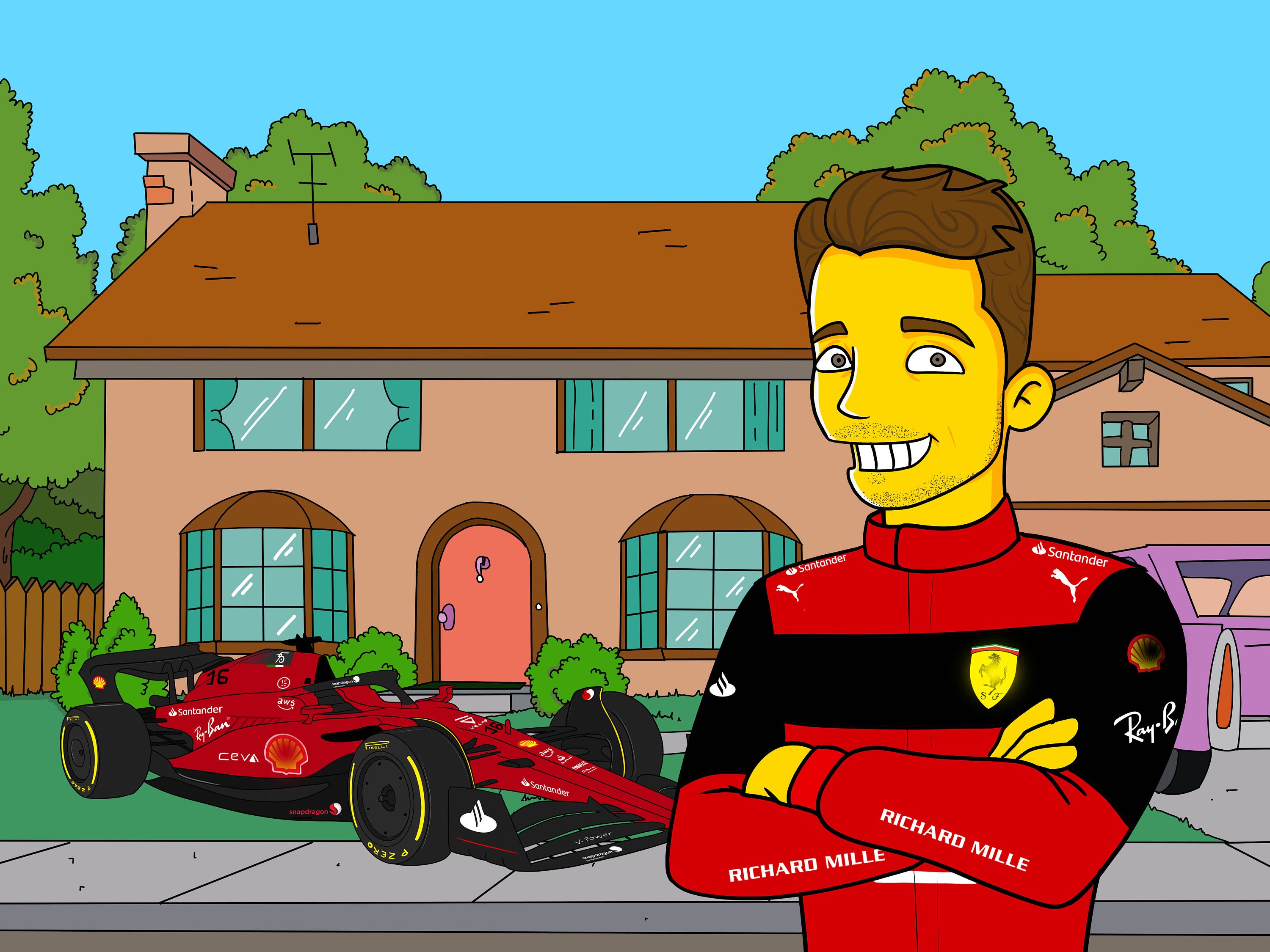 Custom Portrait F1 , Cartoons, Fans, Gp, Car, Formule 1, Portrait ...