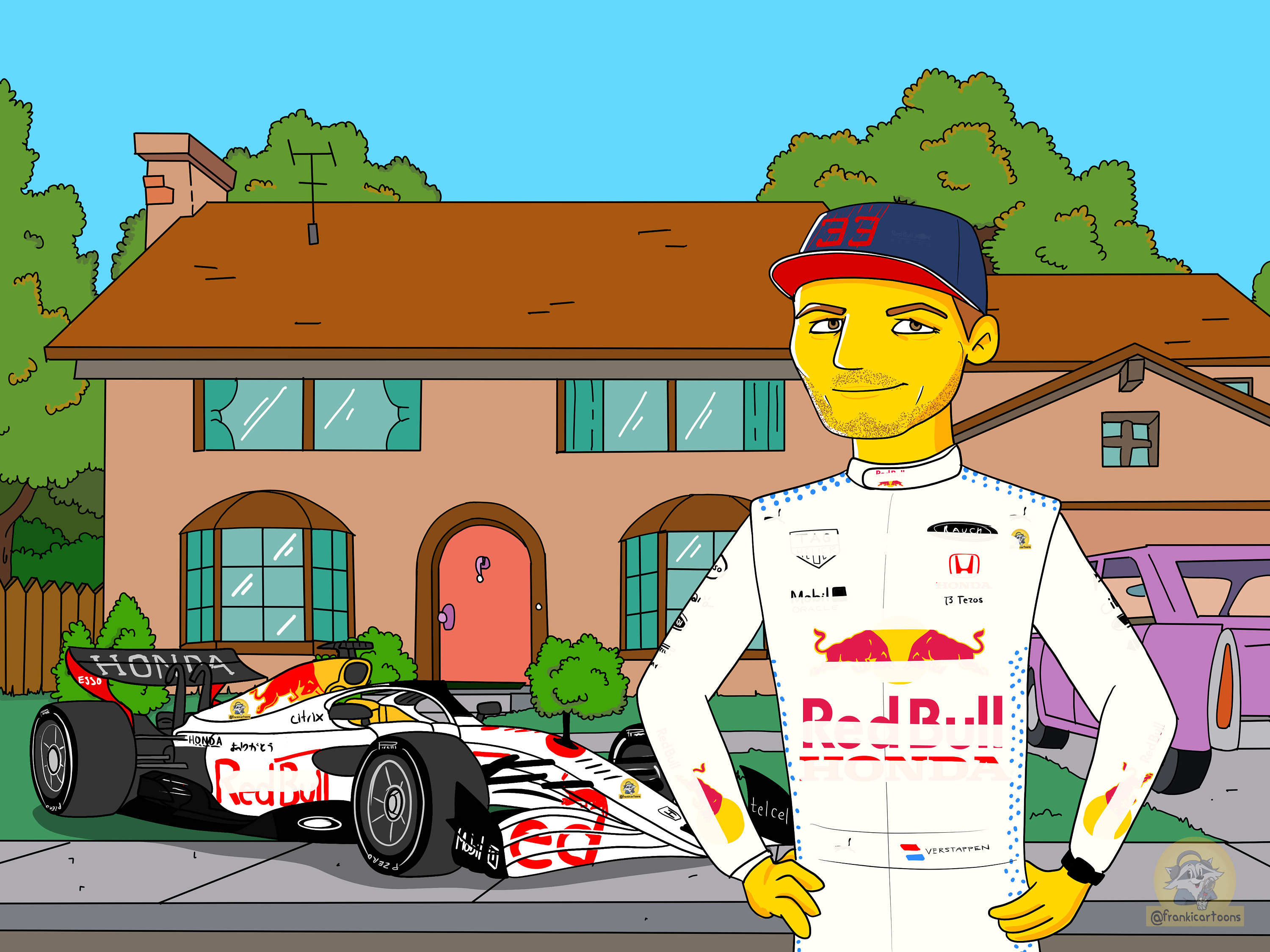 Custom Portrait F1 , Cartoons, Fans, Gp, Car, Formule 1, Portrait ...