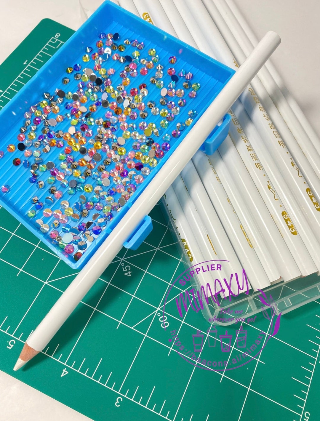 1-5 Pieces Wax Picker Pencil for Swarovski and Resin Rhinestones, Gems ...