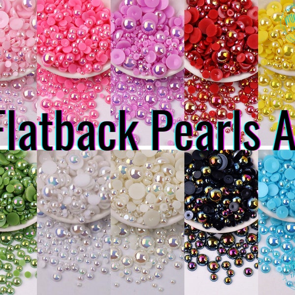 Flatback Pearls - Etsy