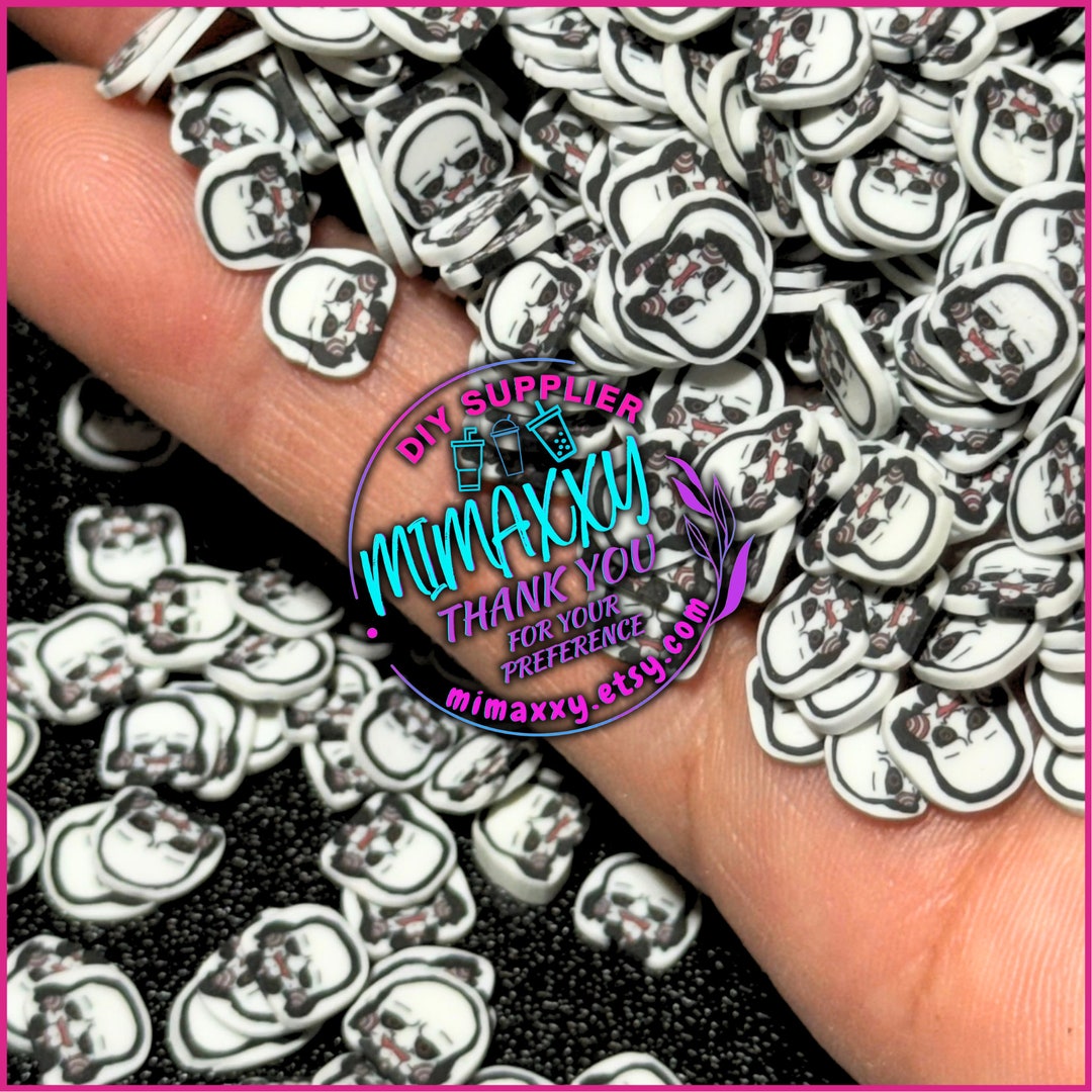 5mm. Clown, Horror Face, Witches Brew / Sprinkle, Slime Polymer Clay ...