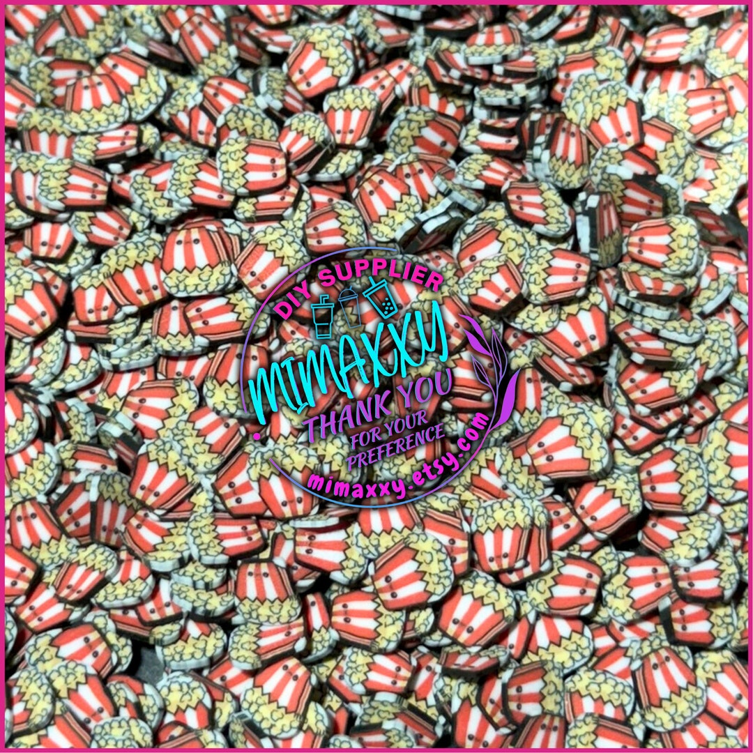 5mm. Popcorn Bucket in Red White,director Cut, Horror / Sprinkle, Slime ...