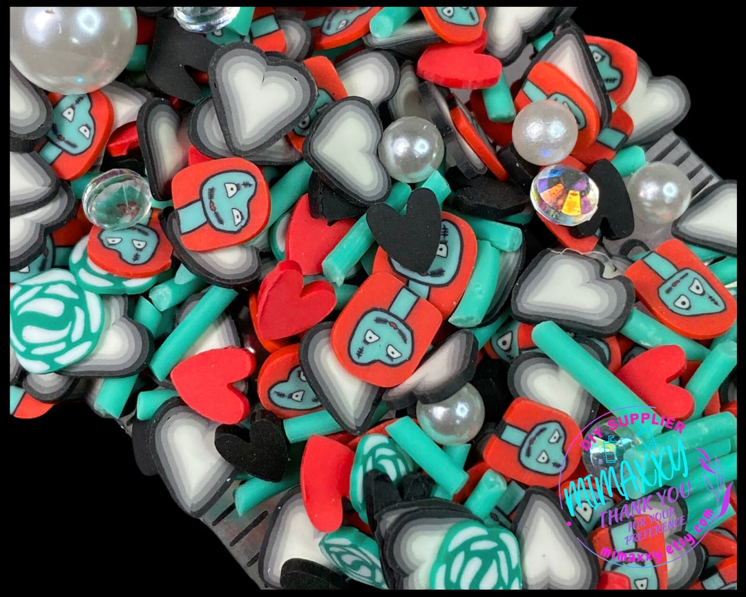 5mm Mix Sally in Love / Ghost / Skeleton Polymer Clay / Sprinkle / DIY ...