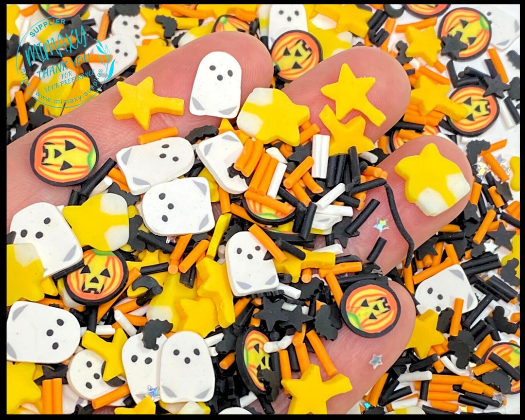 5-10mm Graveyard HALLOWEEN Mix / Kuwaii/slice Perfect for Diy/slime ...