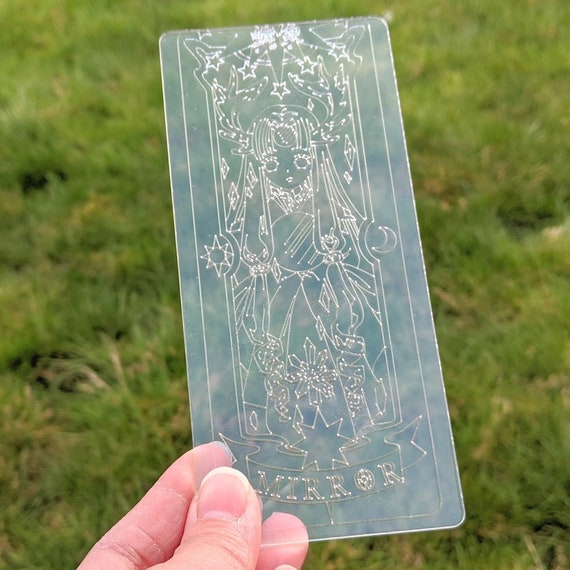 Mirror Clear Clow Card Acrylic Cosplay Prop Cardcaptor Card - Etsy